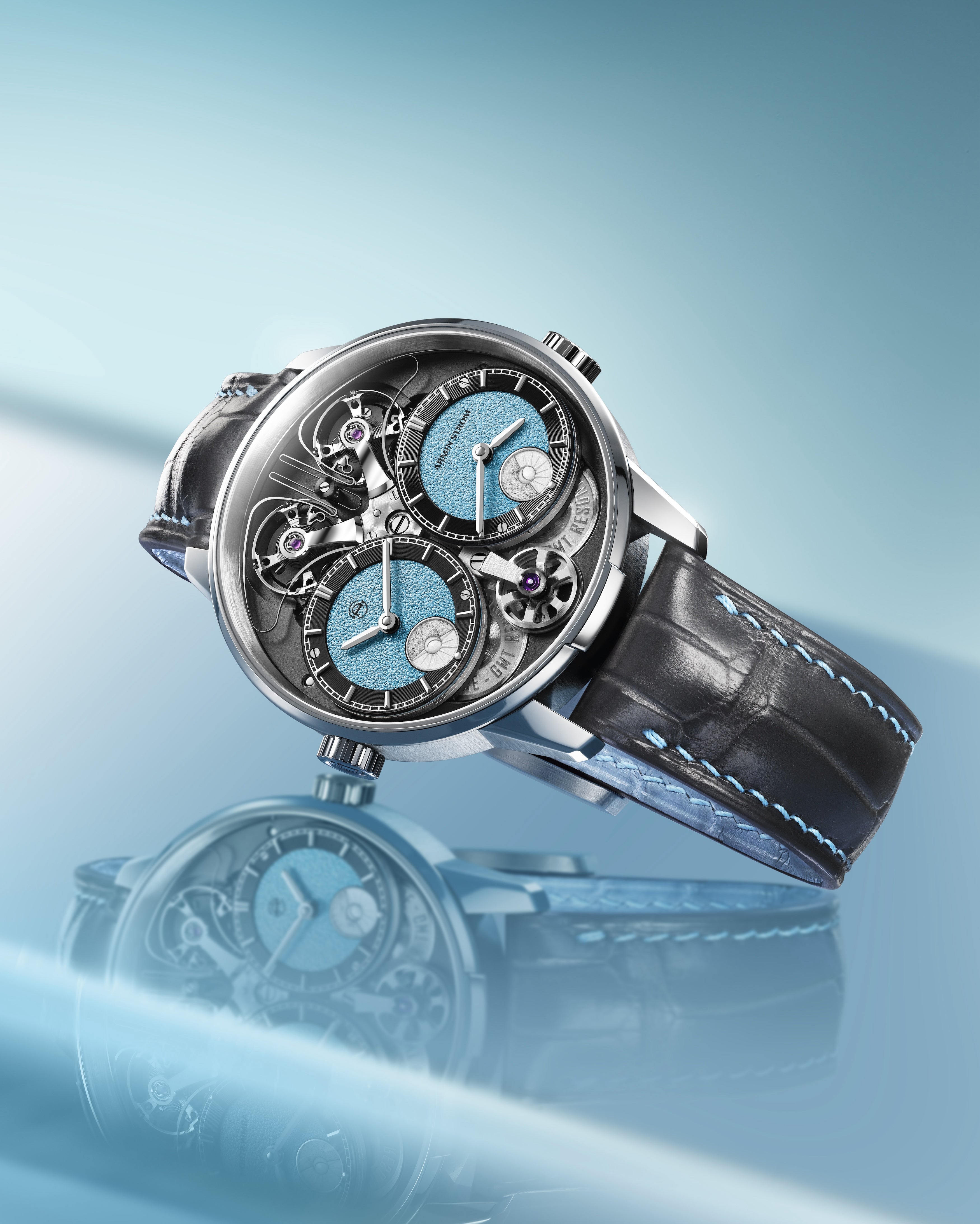 Crafting of Straps for Armin Strom Dual Time GMT Resonance – Delugs
