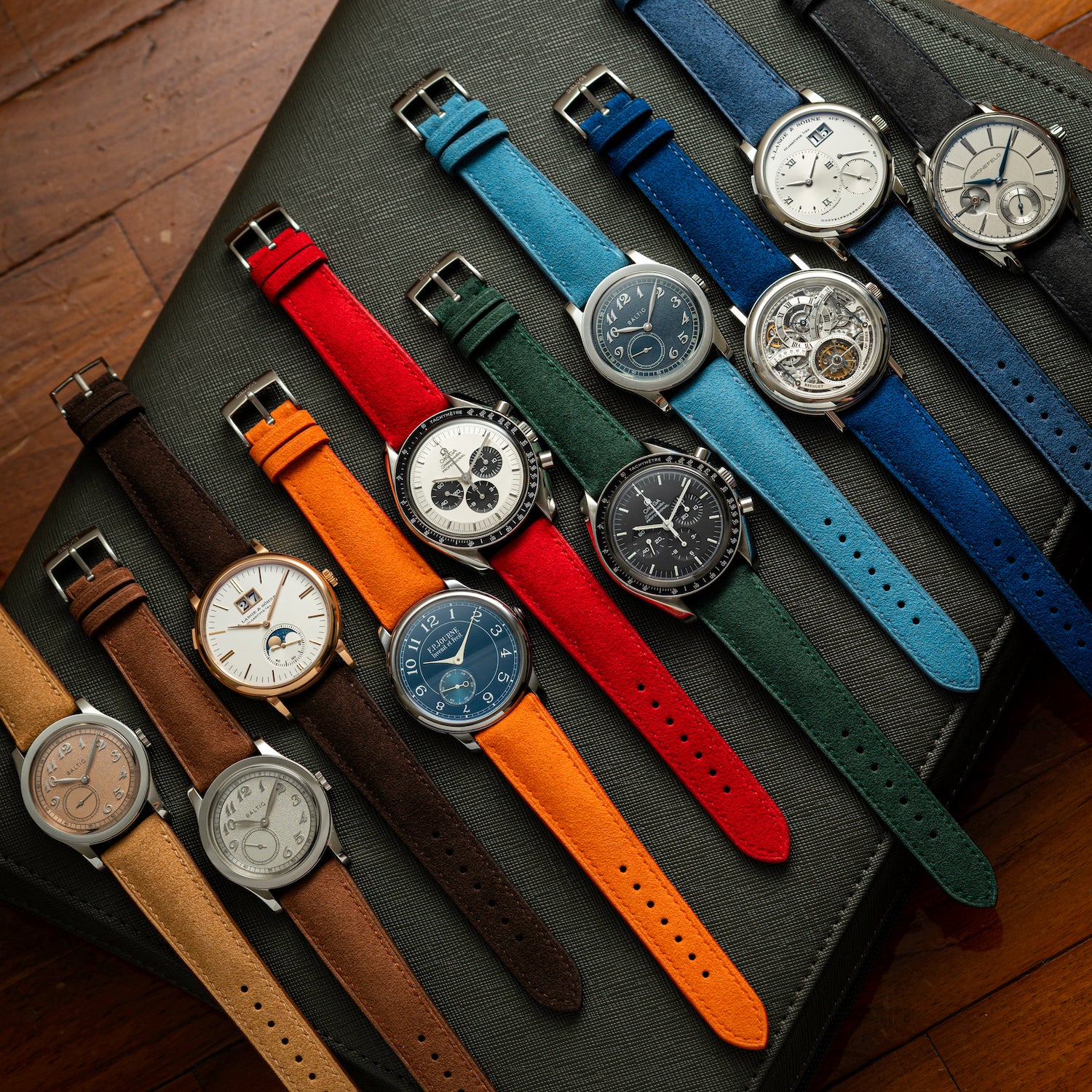 Brown Alcantara Signature "Teddy Bear" Strap - Handcrafted Leather ...