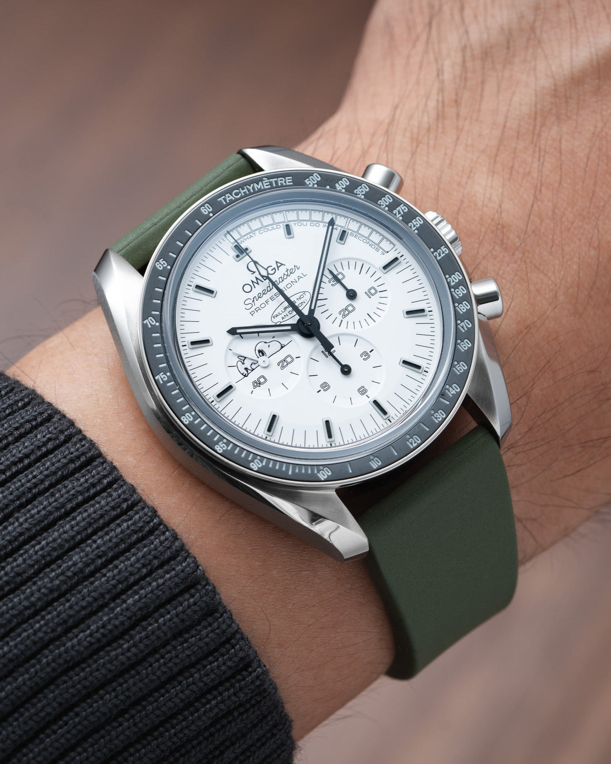 Olive Green Rubber CTS Strap – Delugs