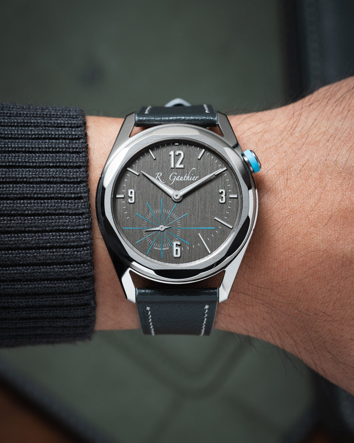 Concrete Jungle Strap - Handcrafted Leather Watch Strap · 18-22mm | Delugs