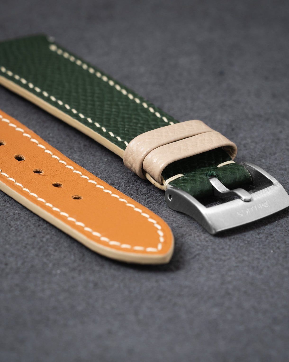Woodland Forest Strap - Handcrafted Leather Watch Strap · 18-22mm | Delugs