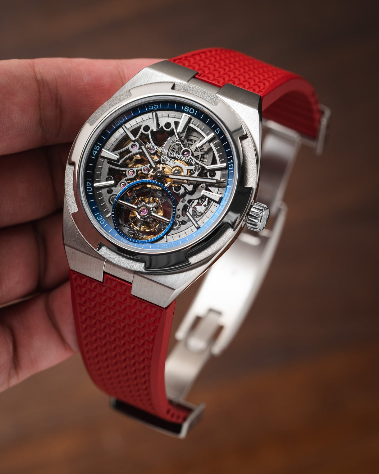 Red CTS Rubber Strap for Vacheron Constantin Overseas – Delugs