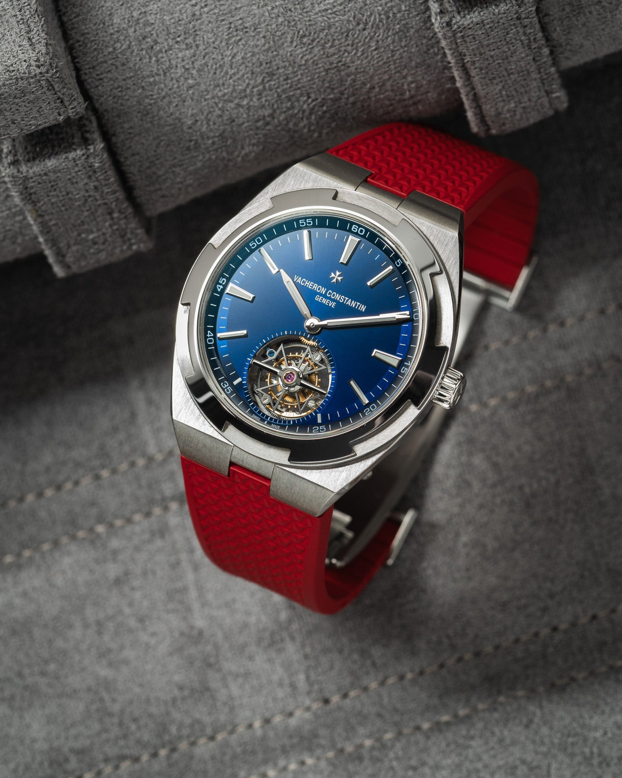 Red CTS Rubber Strap for Vacheron Constantin Overseas – Delugs