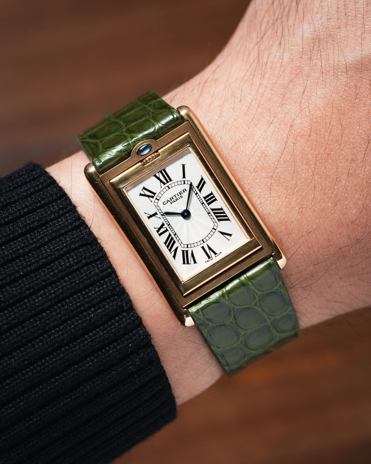 Matte Green Ischia Alligator Flank Stitchless Strap – Delugs