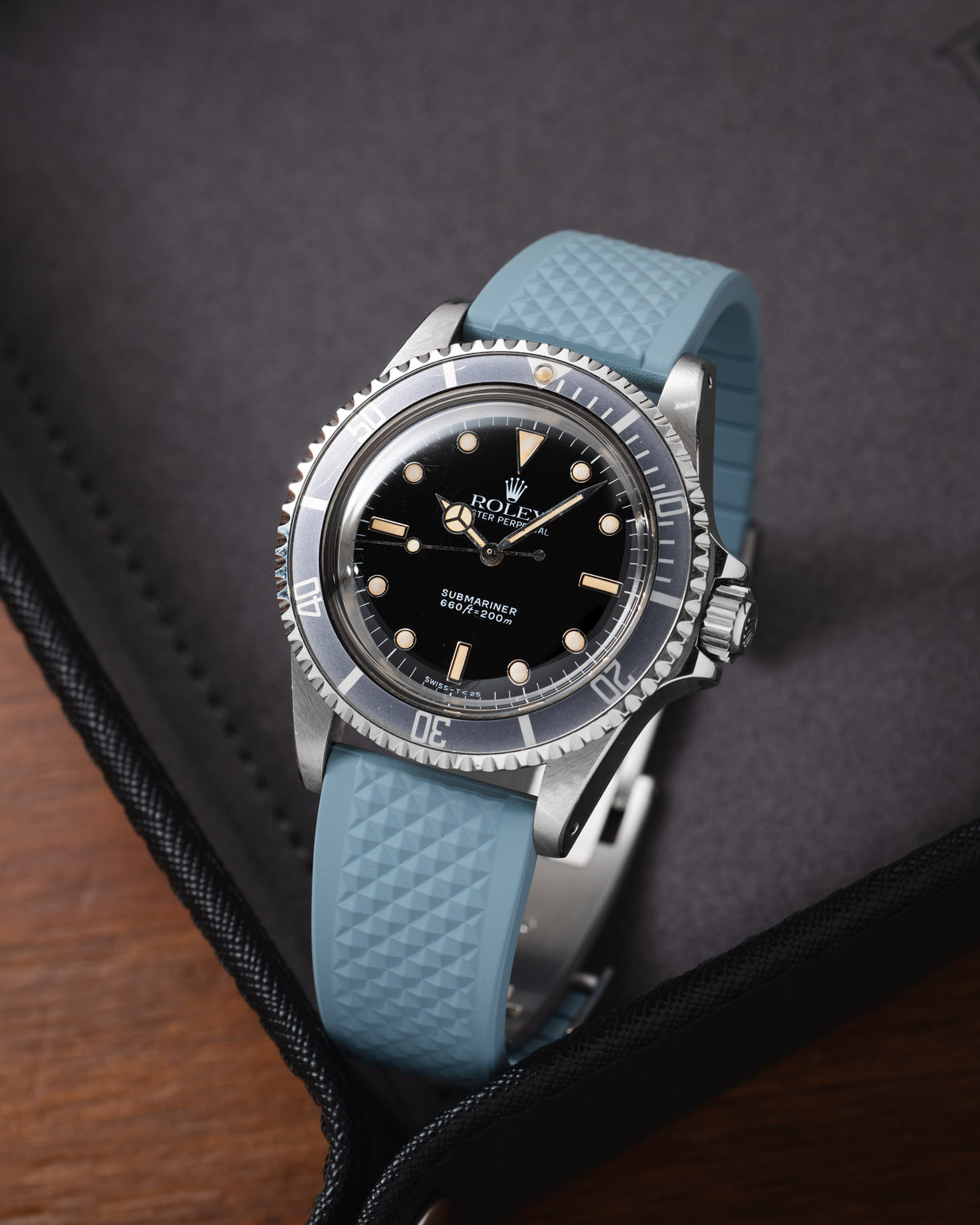 Baby Blue Waffle CTS Rubber Strap – Delugs