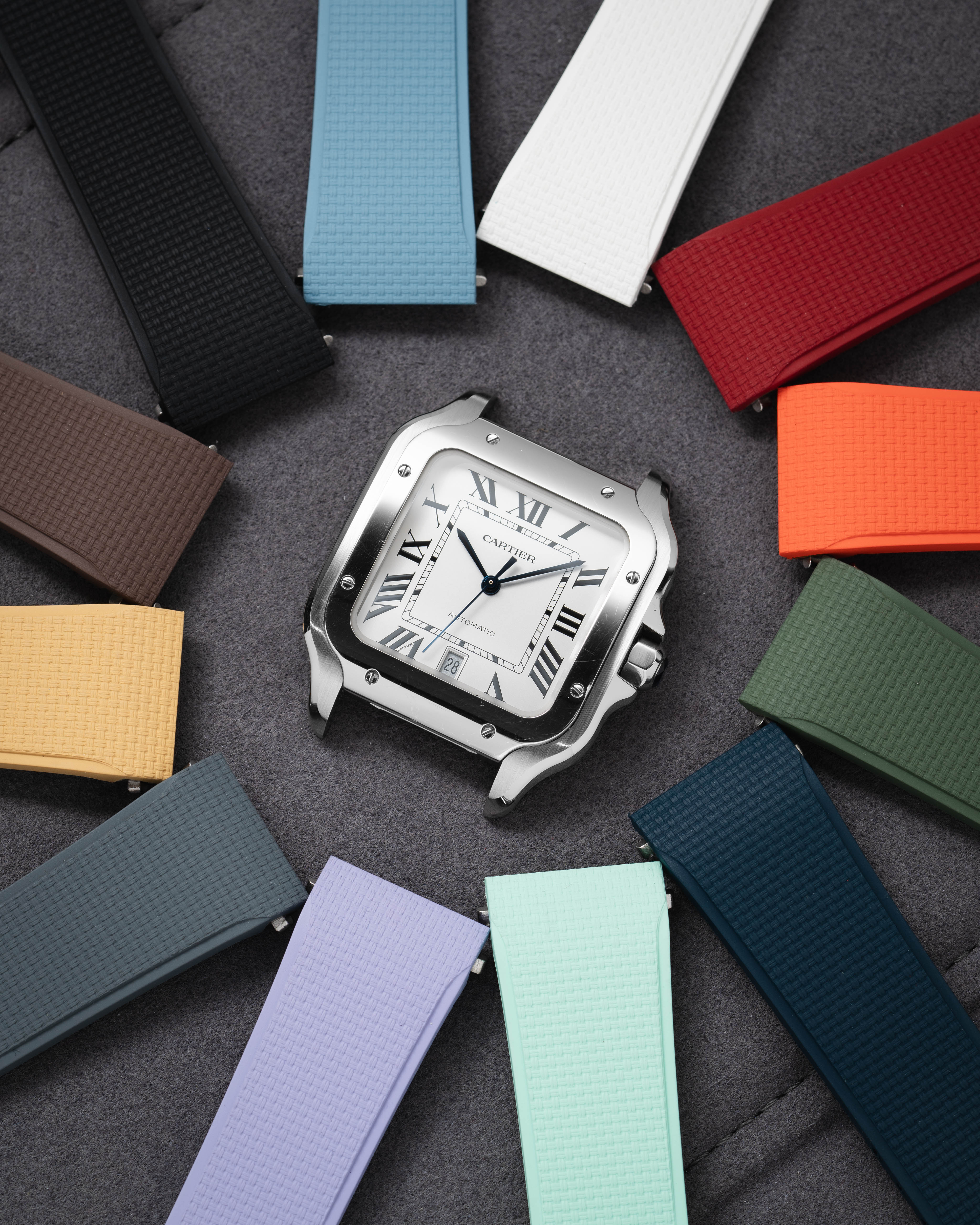 Santos de Cartier Rubber CTS – Delugs