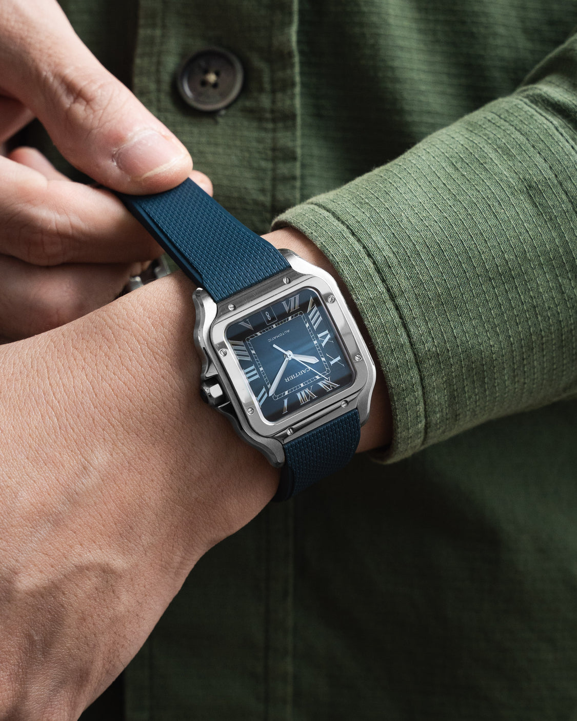 Santos de Cartier Rubber CTS – Delugs