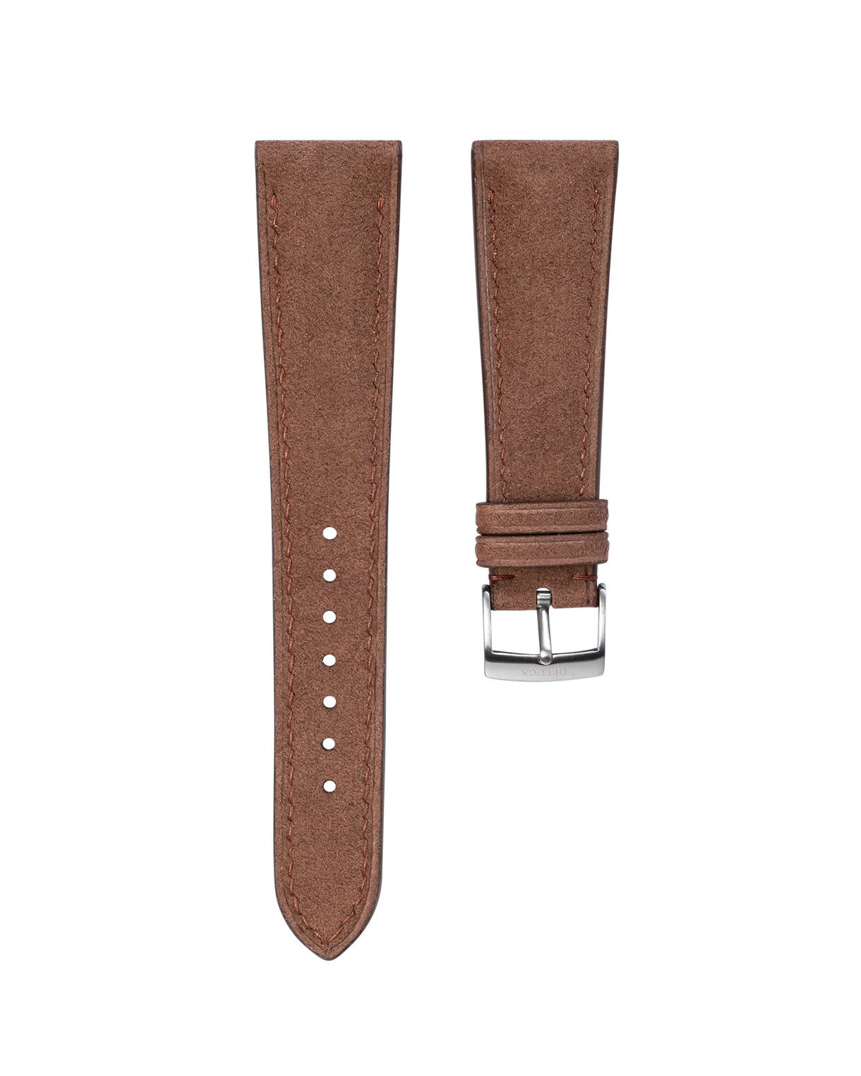 Brown Alcantara Signature "Teddy Bear" Strap – Delugs