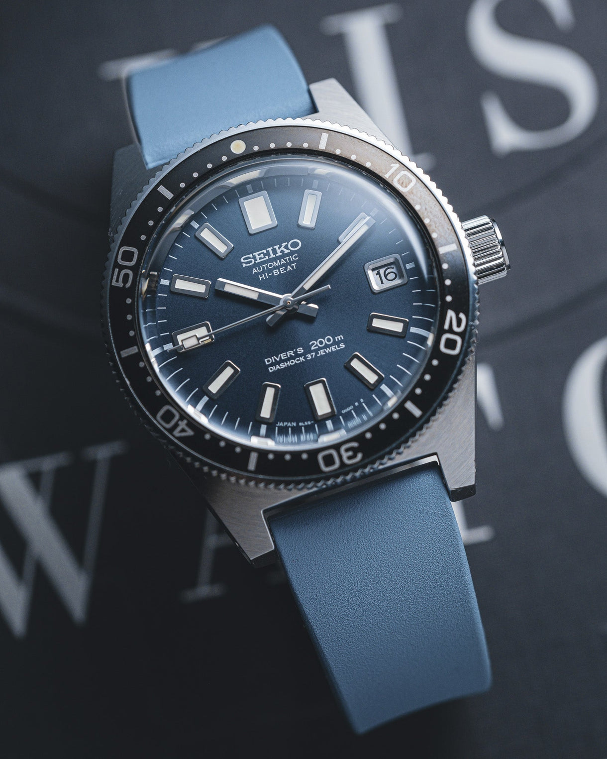 Baby Blue CTS Rubber Strap - Rubber Watch Strap · 18-22mm | Delugs