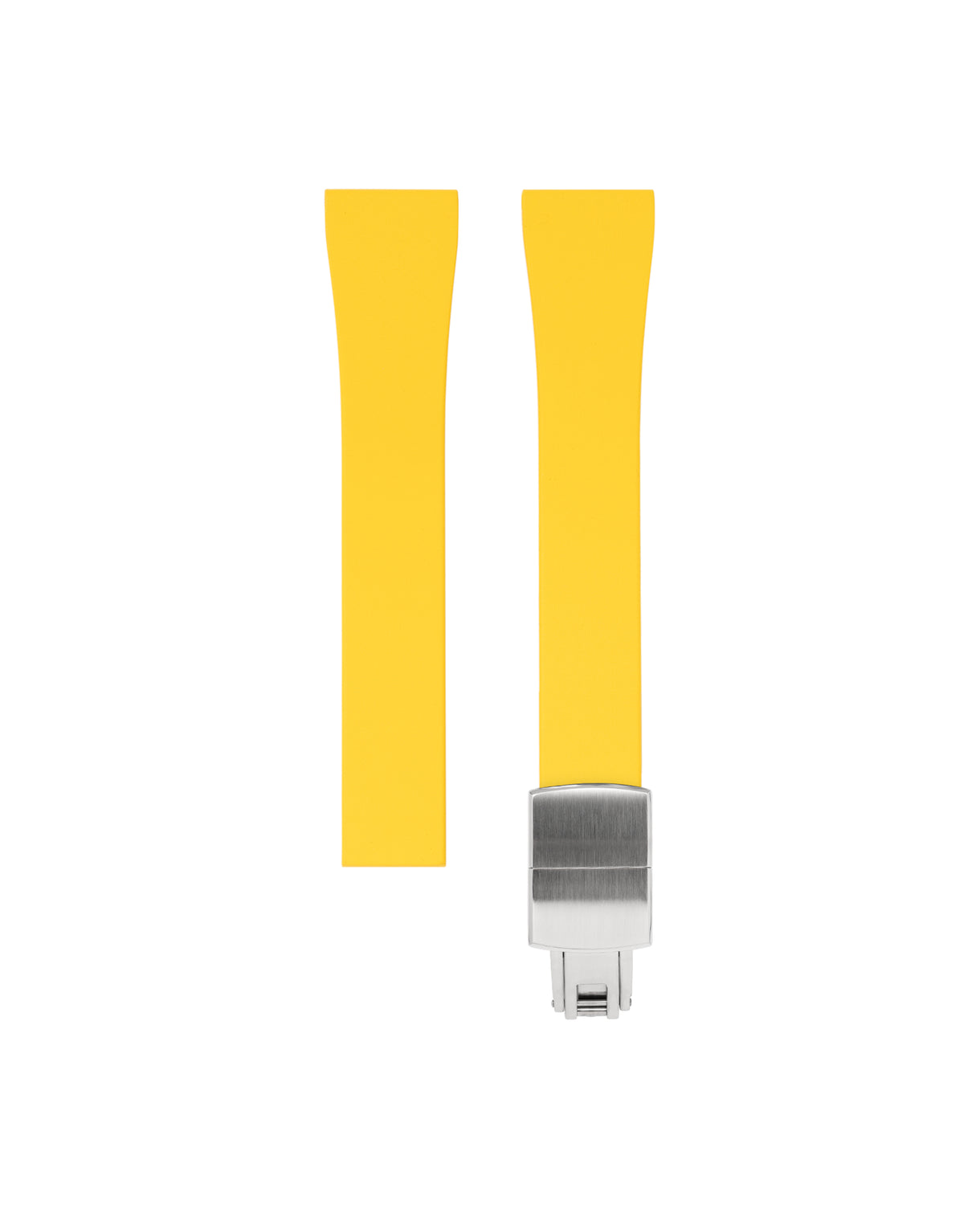 Yellow CTS Rubber Strap - Rubber Watch Strap · 18-22mm | Delugs