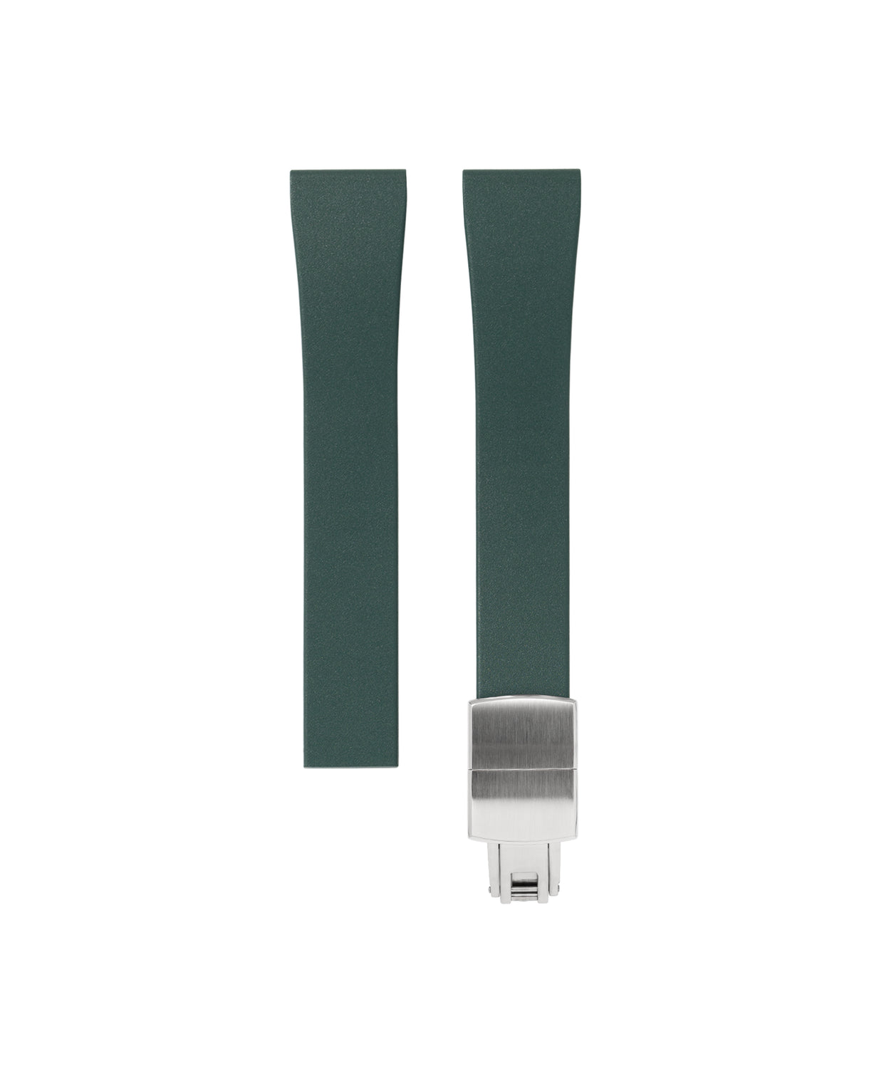 Emerald Green CTS Rubber Strap - Rubber Watch Strap · 18-22mm | Delugs