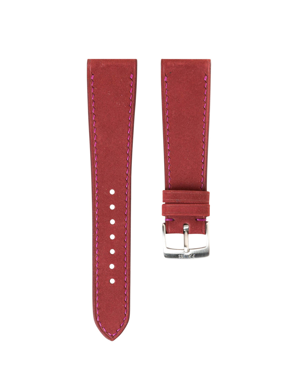 Wine Red Nubuck Slim Strap – Delugs
