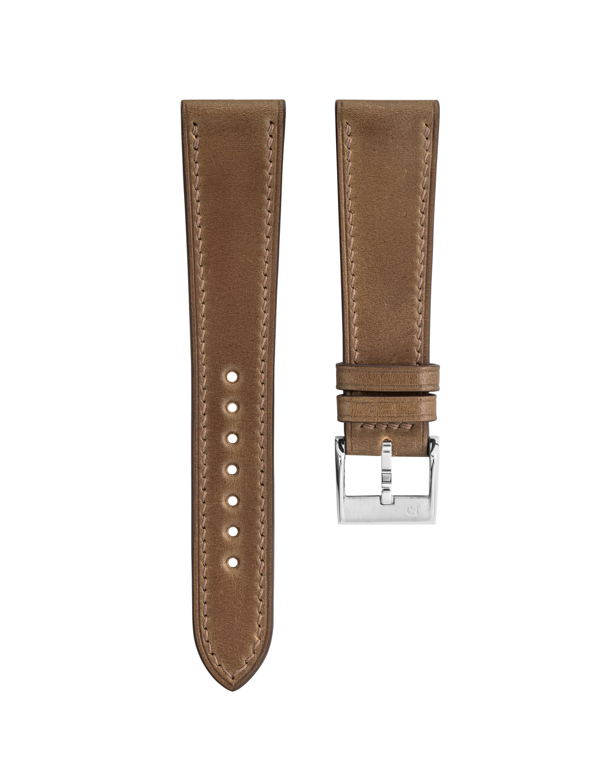 Cognac Shell Cordovan Slim Strap – Delugs