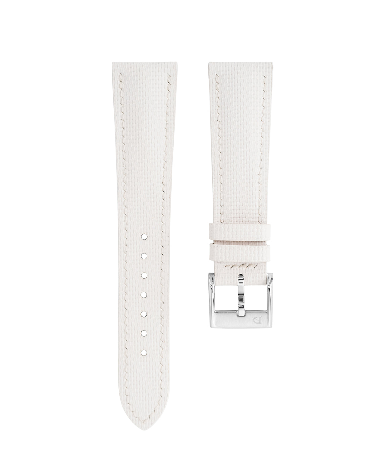 White Sailcloth Signature Strap - Handcrafted Leather Watch Strap · 17 ...