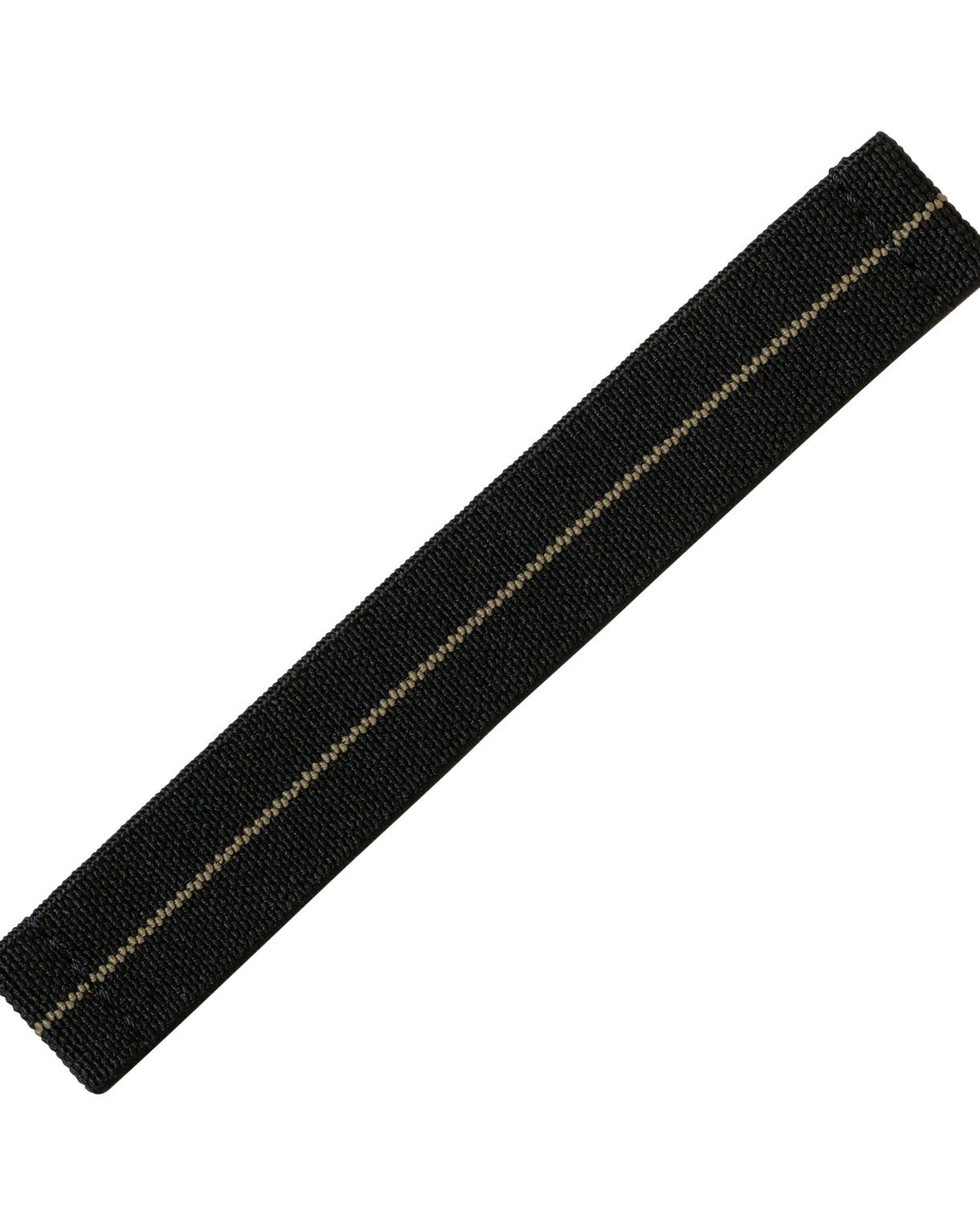 Elastic Loop Black/Khaki - Fabric Watch Strap | Delugs