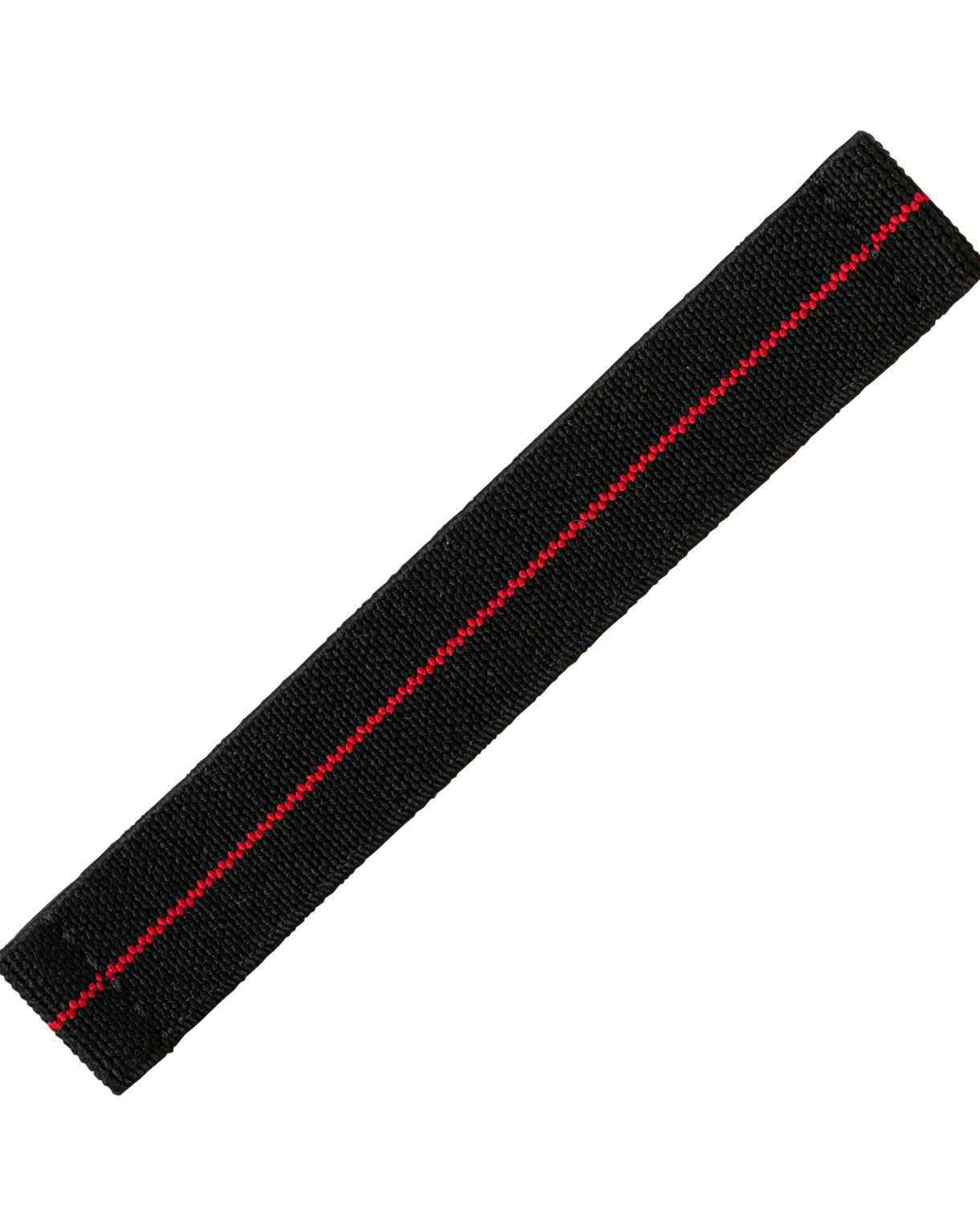 Elastic Loop Black/Red - Fabric Watch Strap | Delugs